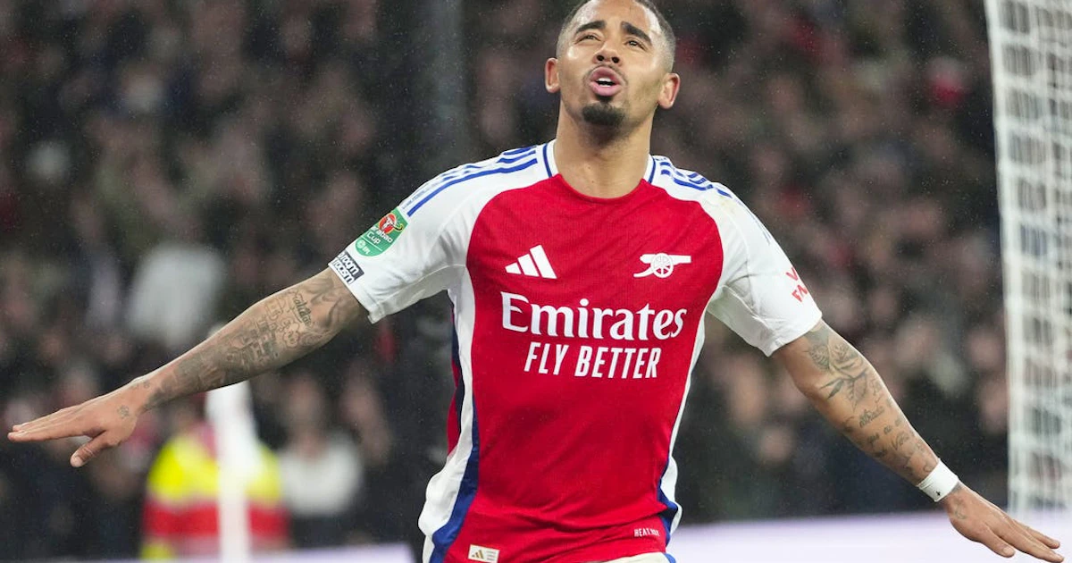 Gabriel Jesus signe une prestation époustouflante avec Arsenal