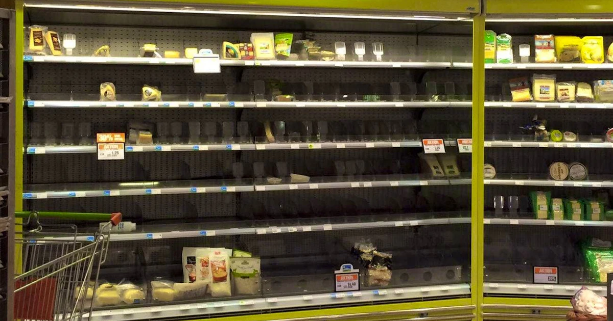 Migros is running out of milk and yogurt