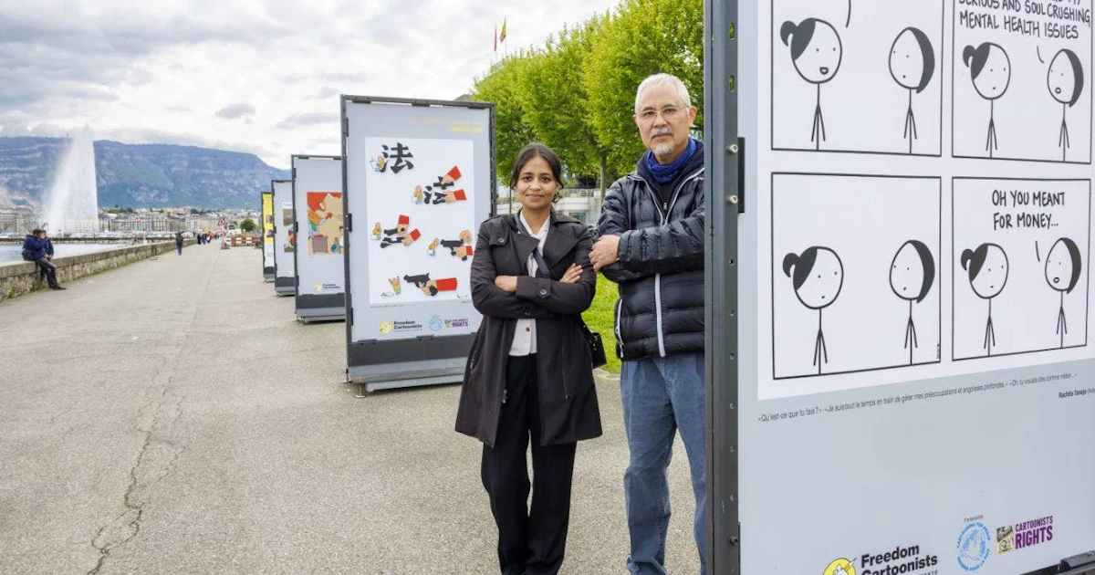 Dessiner au péril de sa liberté : trois auteurs exposent à Morges
