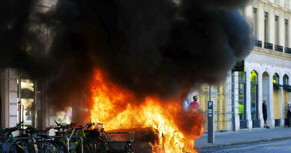 Demonstration in Geneva against the G7 broken up after riots